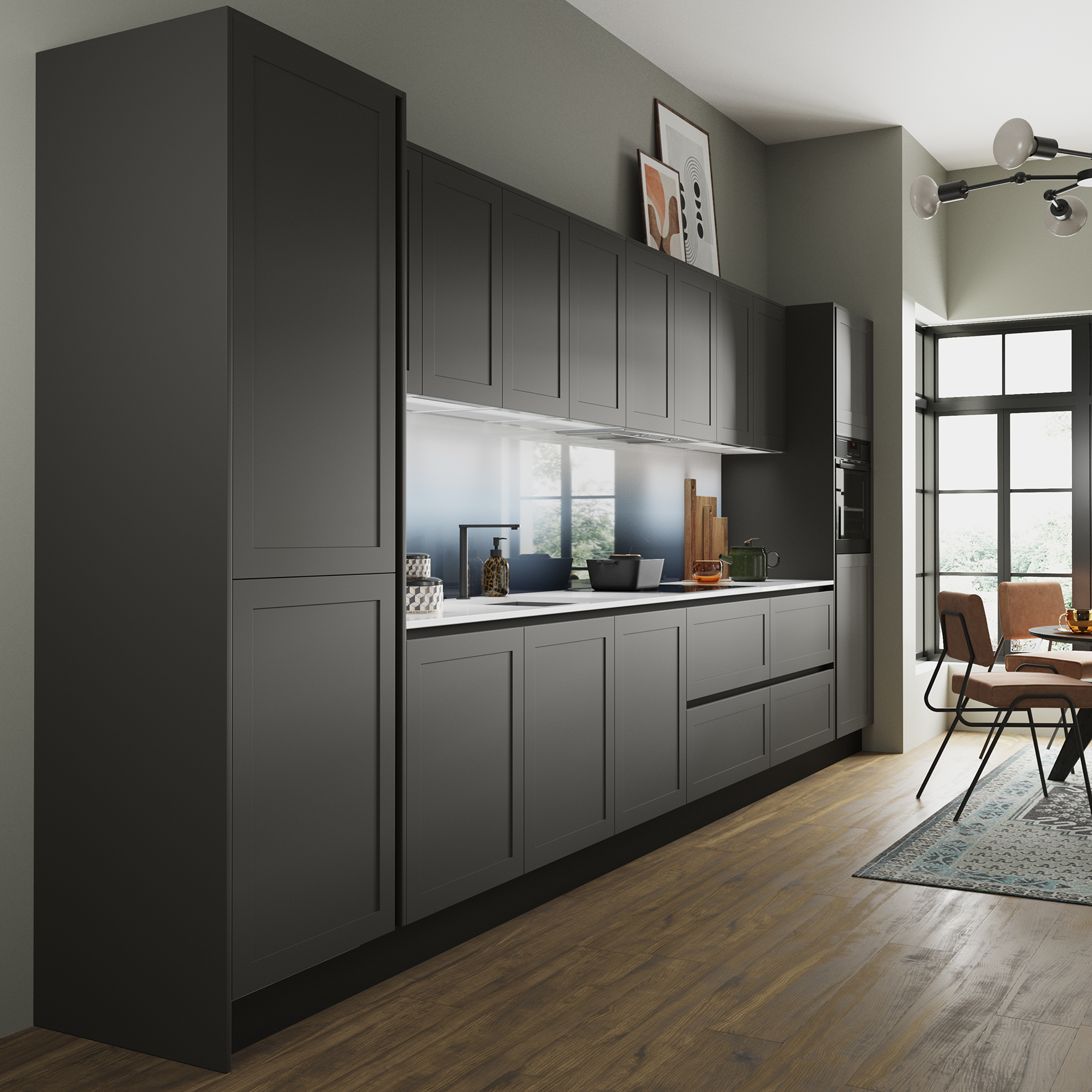 Linear | Handleless Fitted Kitchen Furniture | Symphony Group