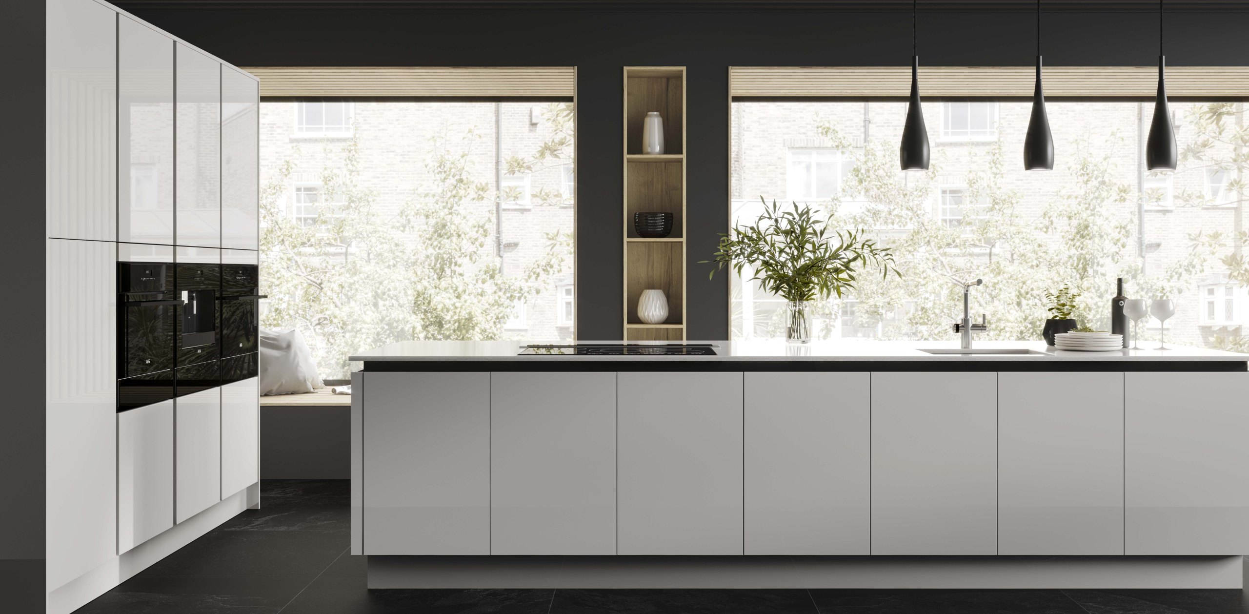 Linear | Handleless Fitted Kitchen Furniture | Symphony Group